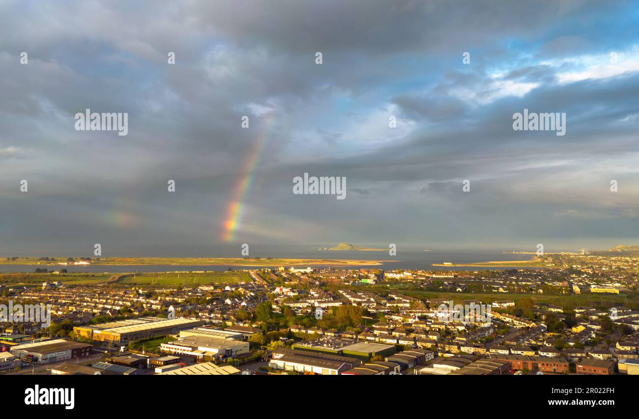 Partial double rainbow hi-res stock photography and images - Alamy