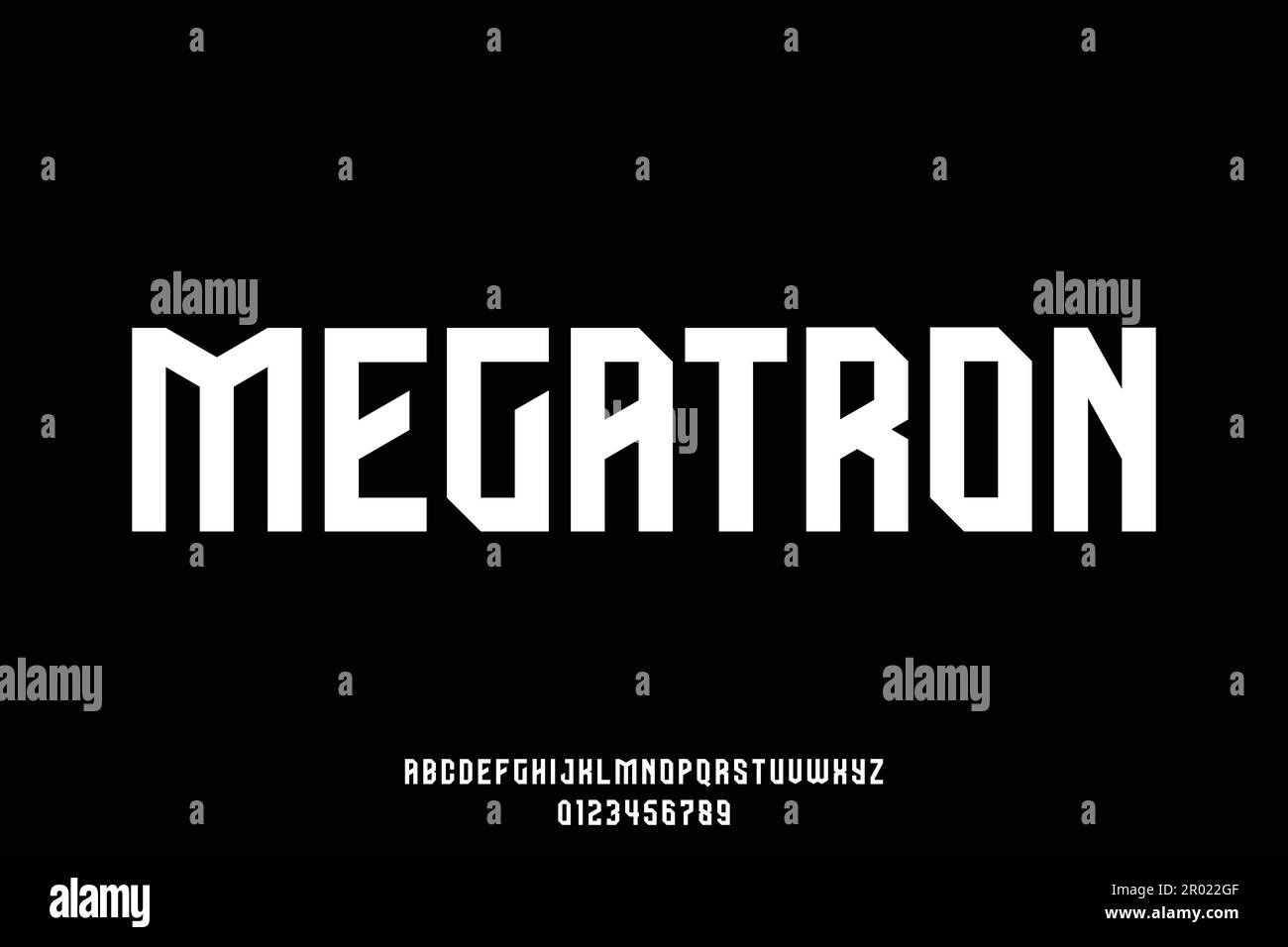 Modern bold futuristic display font vector Stock Vector Image & Art - Alamy Modern bold futuristic display font vector Stock Vector Image & Art - Alamy