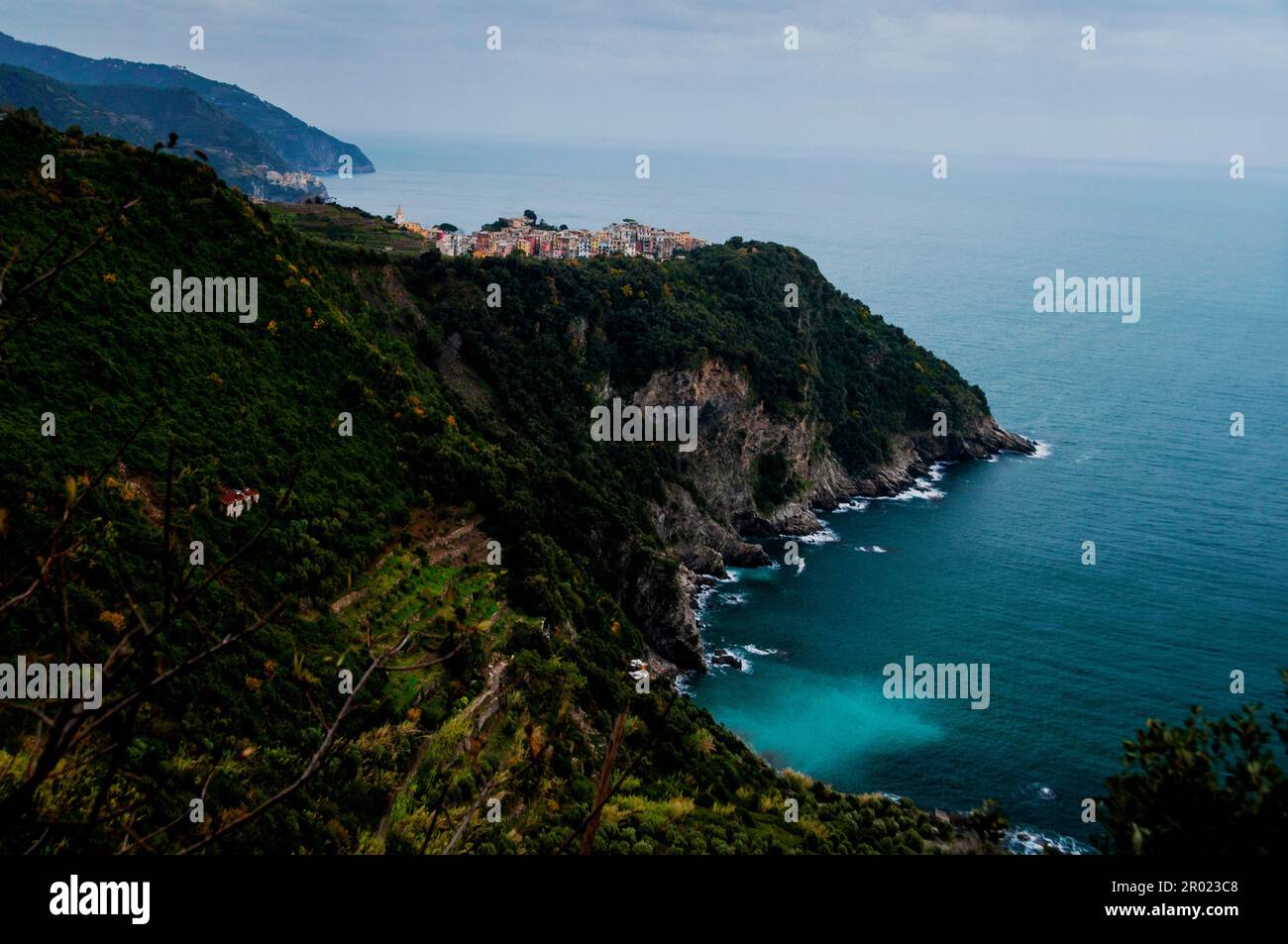The Azure Path and the Mediterranean Sea in Cinque Terre National Park ...