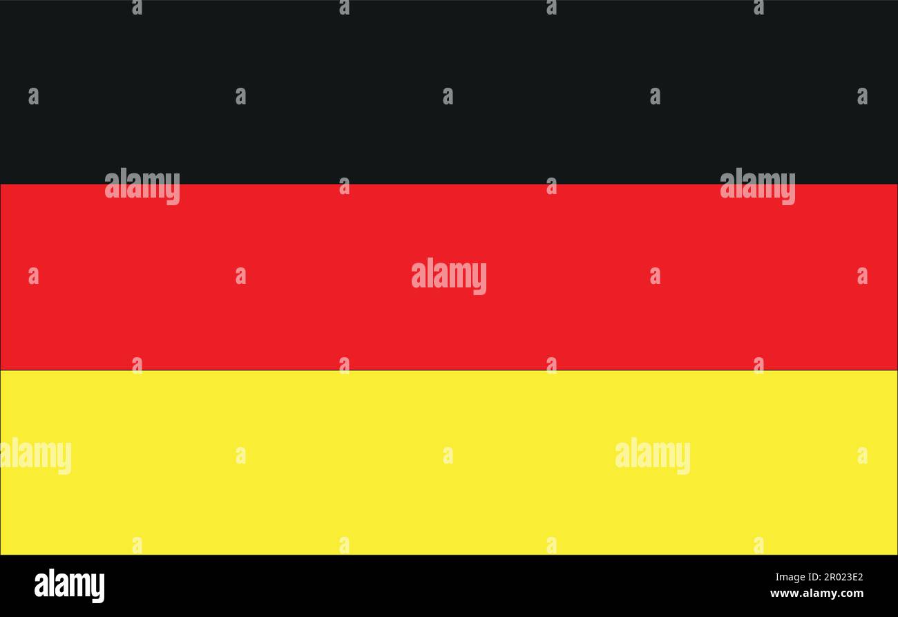 Flag with German colors Stock Vector Image & Art - Alamy