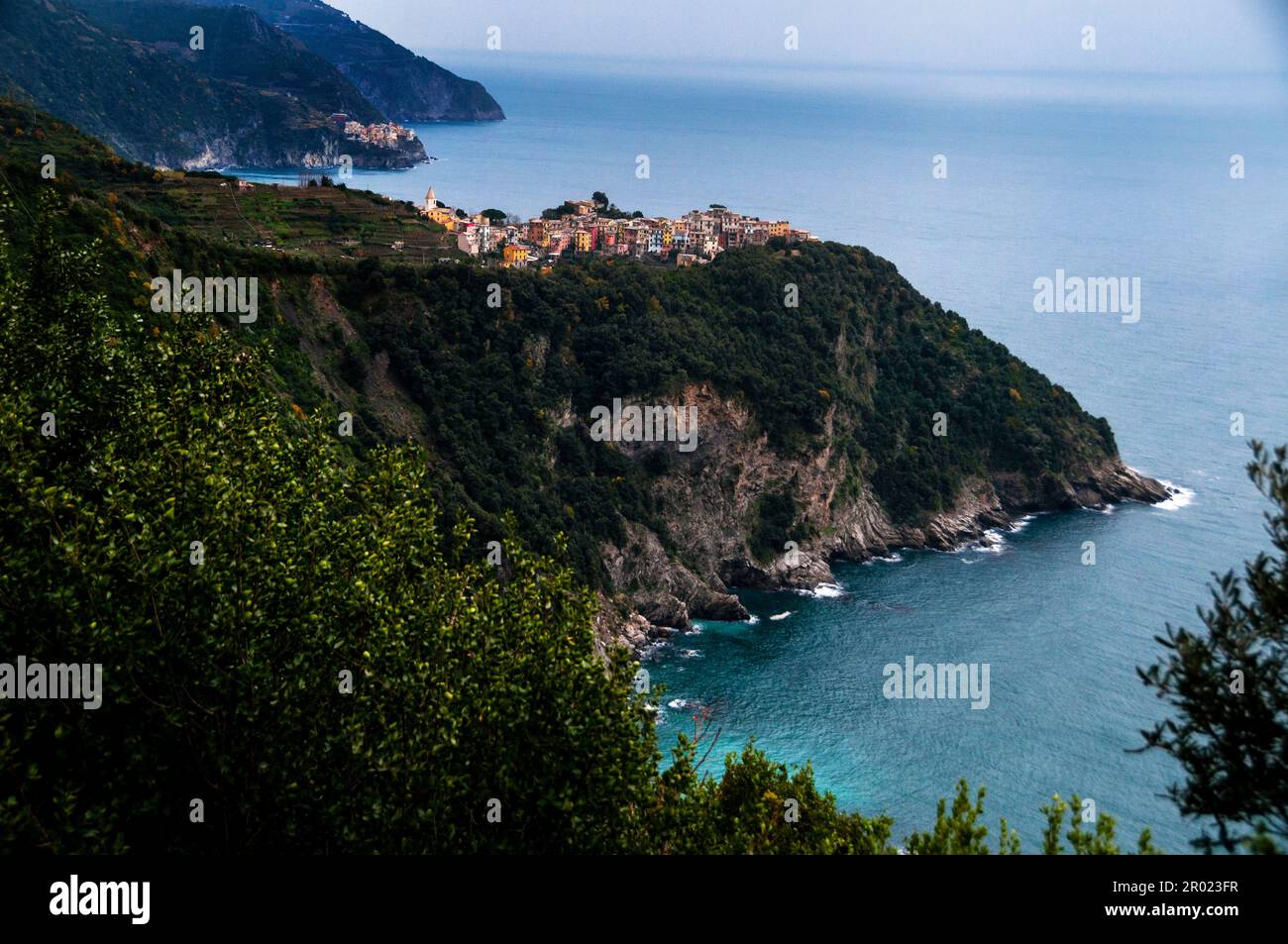 The Azure Path on the Mediterranean Sea in Cinque Terre National Park ...