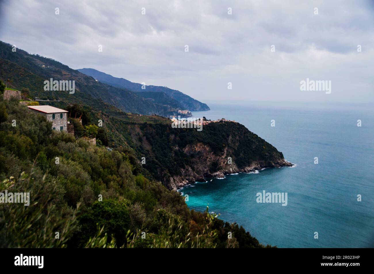 The Azure Path following the Mediterranean Sea in Cinque Terre National ...