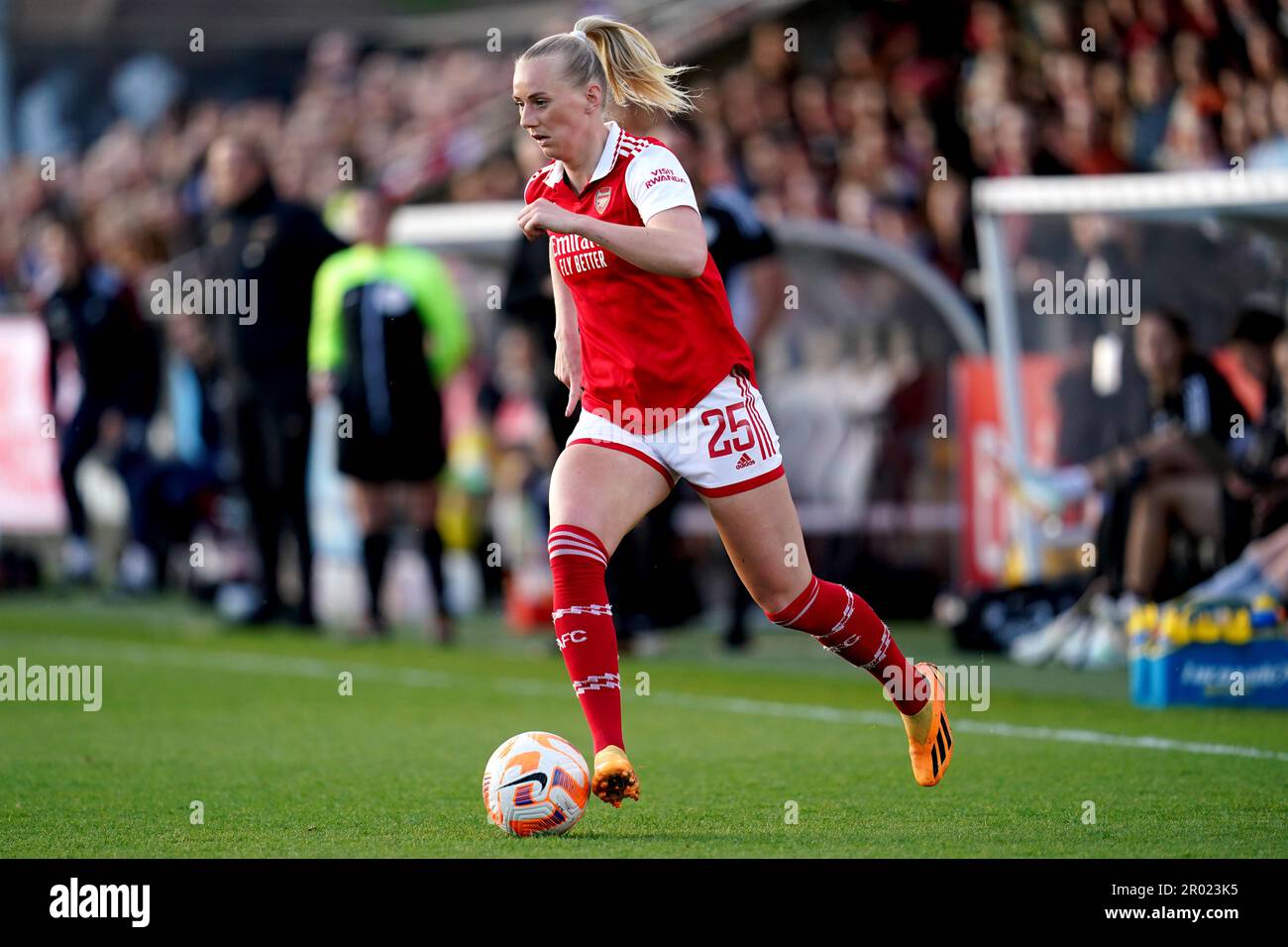 Arsenal’s Stina Blackstenius during the Barclays Women's Super League ...