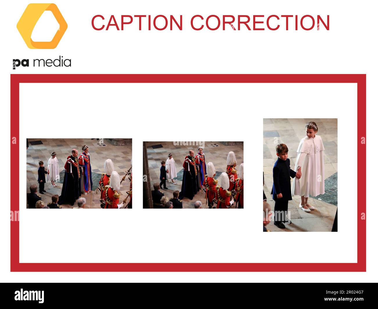 CAPTION CORRECTION CORRECTING PERSON IN PHOTO. CORRECT CAPTION SHOULD ...