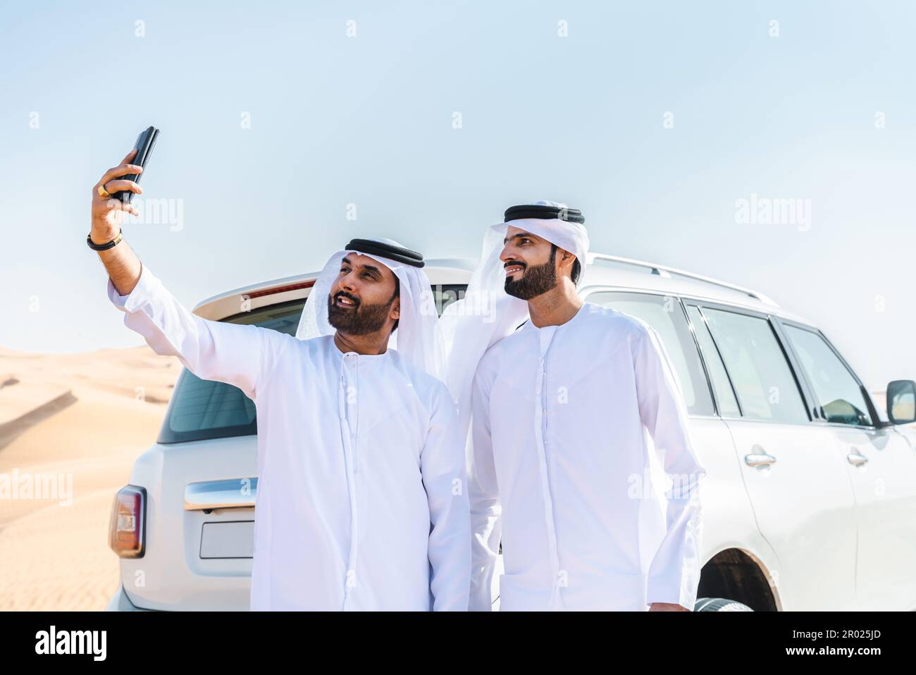 Saudi men selfie hi-res stock photography and images - Alamy