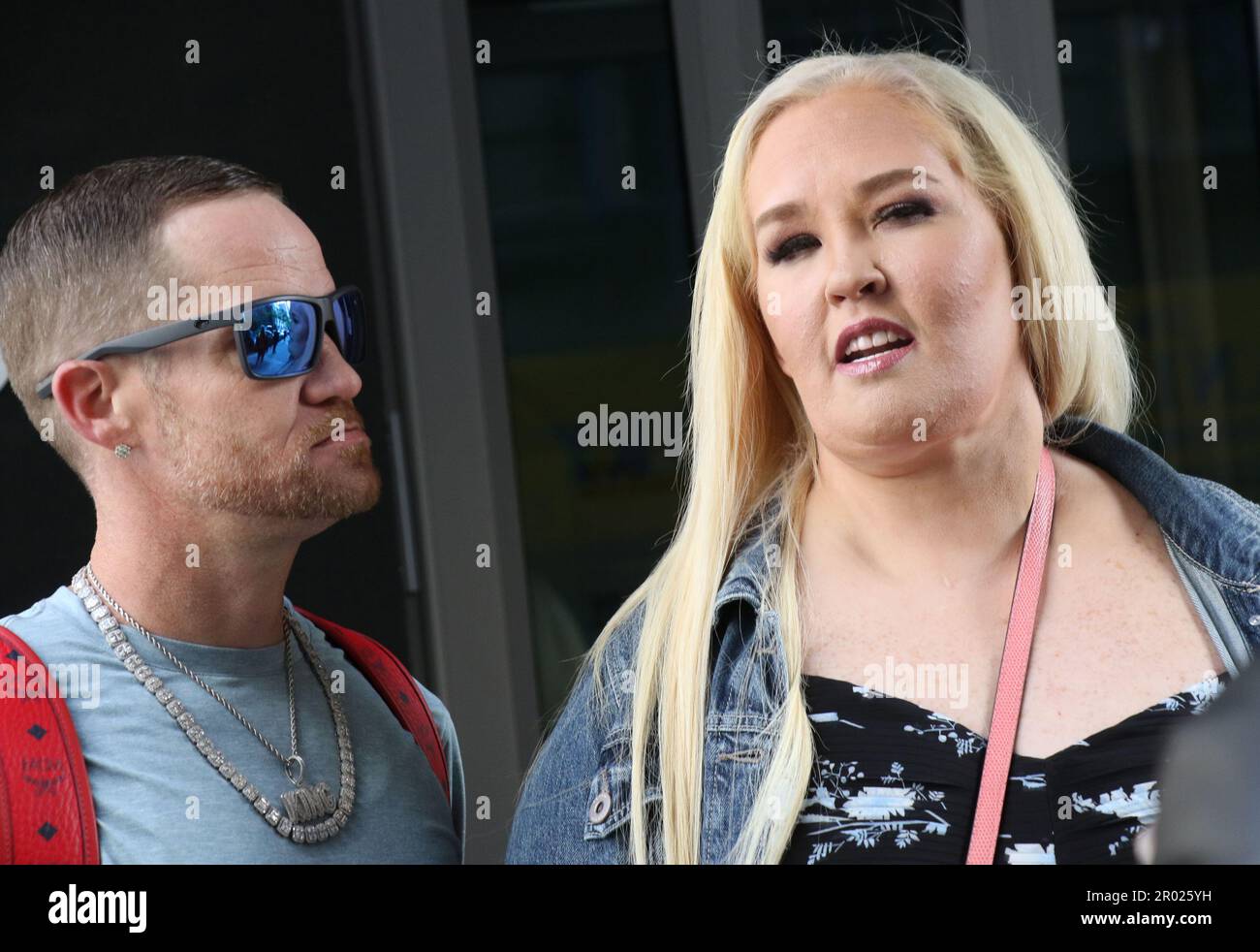 New York, NY, USA. 5th May, 2023. Mama June and Justin Stroud seen at ...