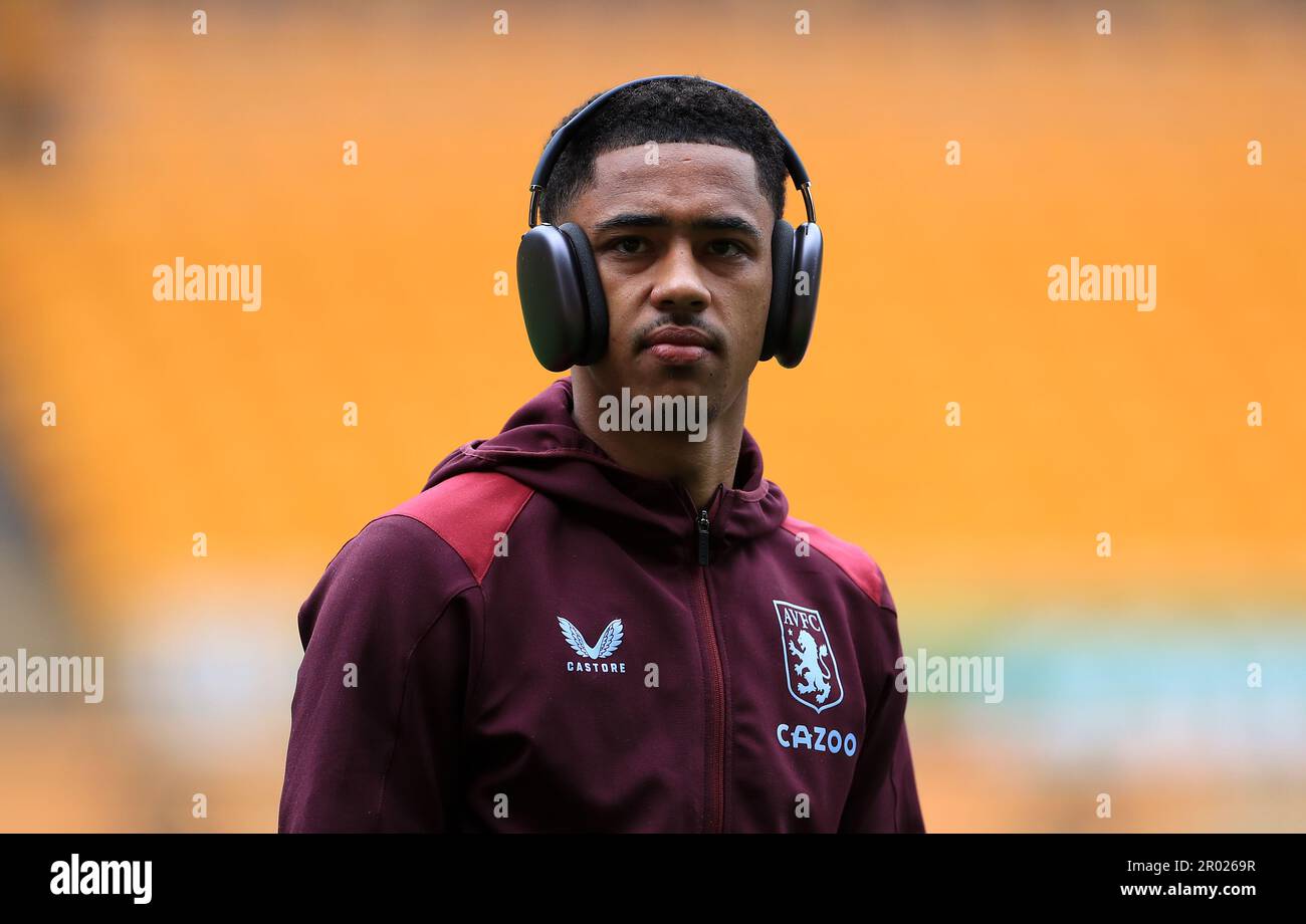 Aston Villa's Jacob Ramsey during the Premier League match at Molineux ...