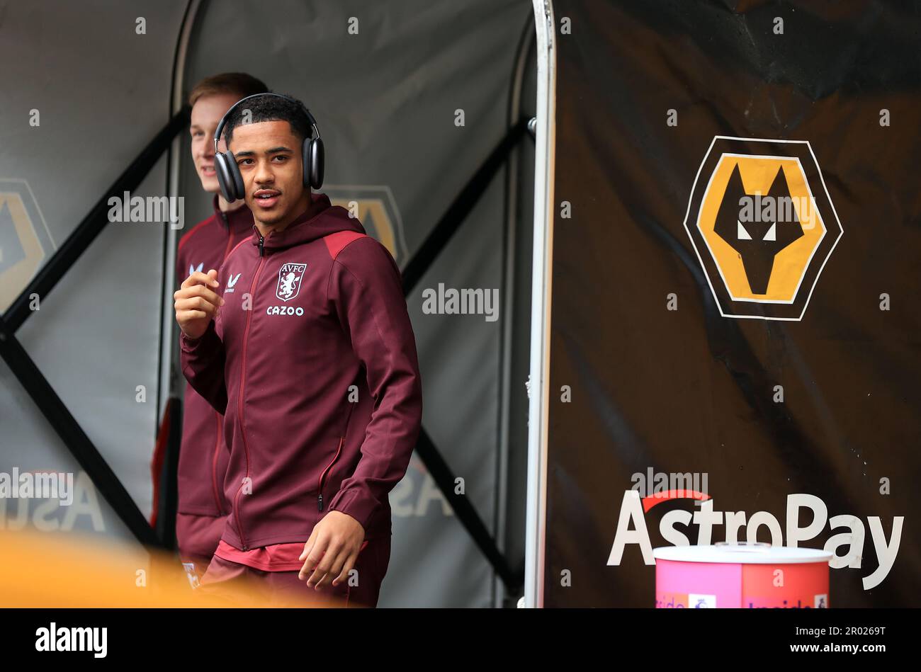 Aston Villa's Jacob Ramsey during the Premier League match at Molineux ...