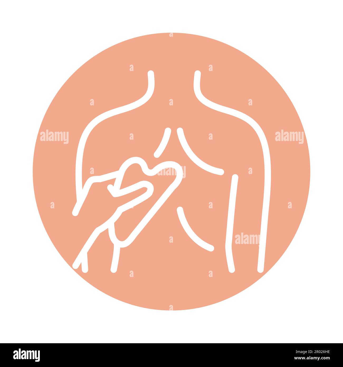 Gua Sha massage line color icon. Physiotherapy, acupuncture ...