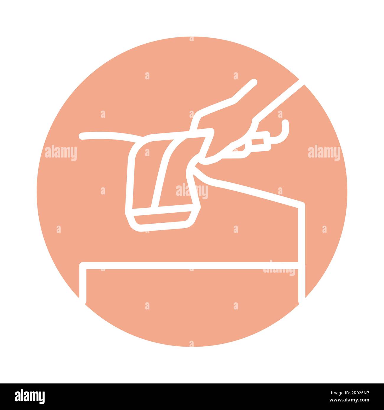 Vibration massage line color icon. Physiotherapy, acupuncture ...