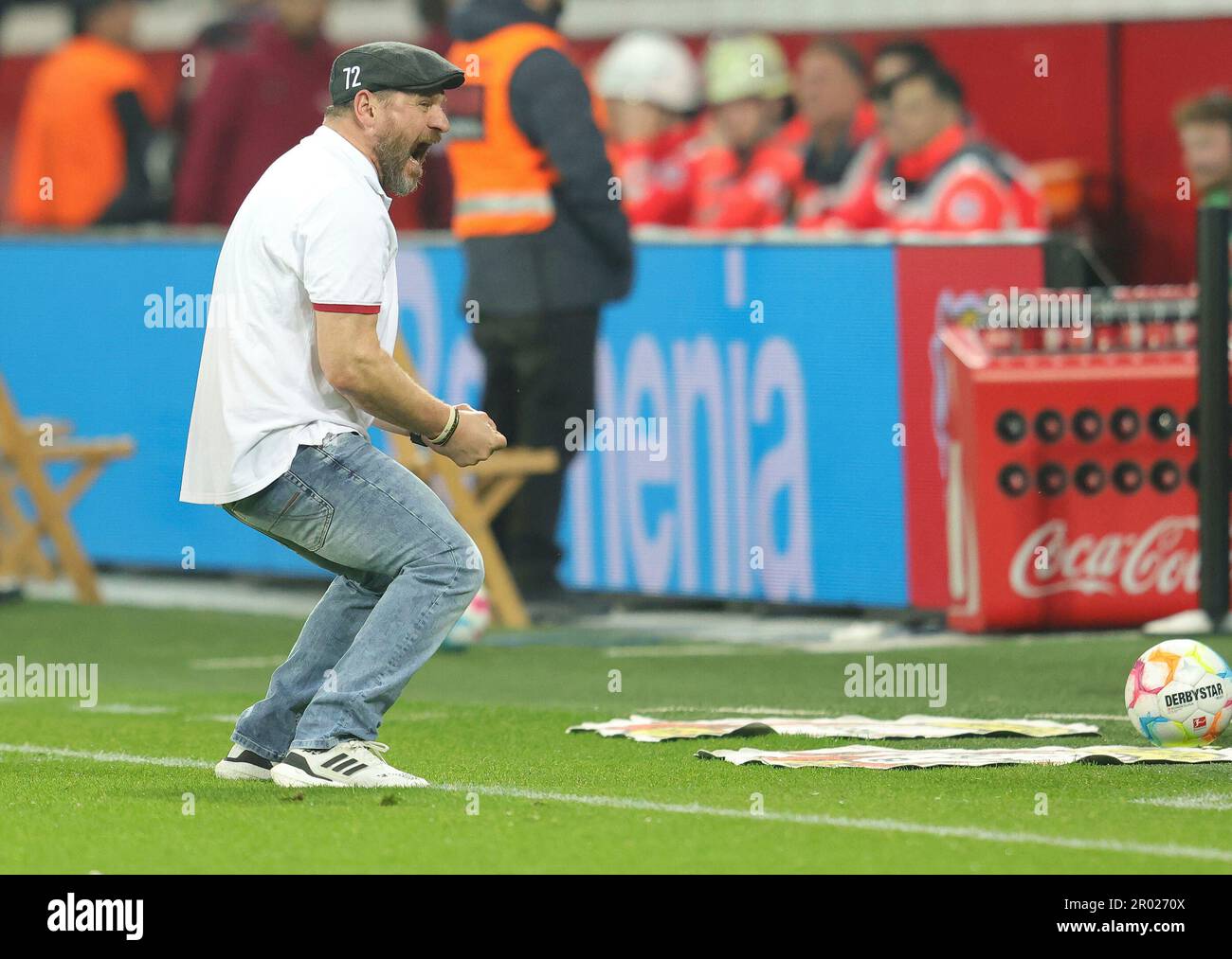 firo: May 5th, 2023, football, 1.Bundesliga: First Bundesliga Bayer ...