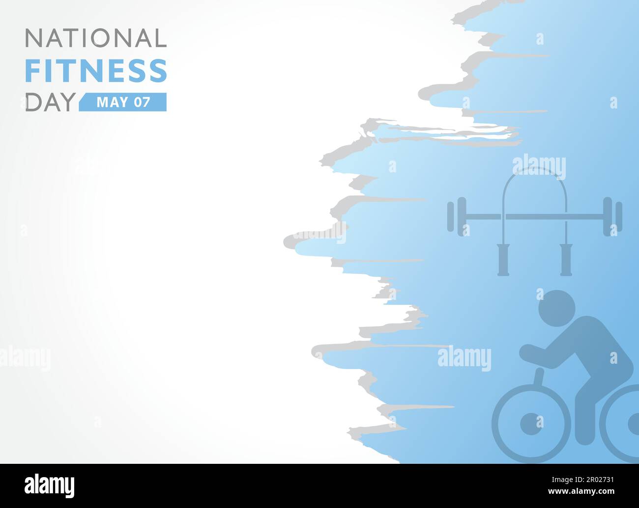 A Fitness Concept -Vector Illustration for National Fitness Day ...