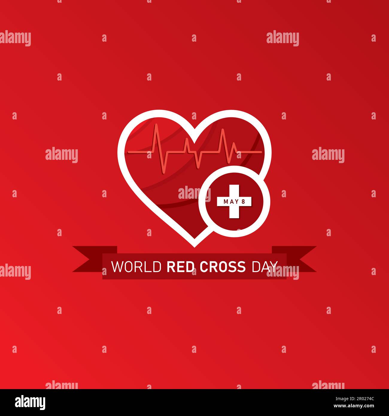 Vector Illustration for World Red Cross Day Concept celebrates on 8th ...