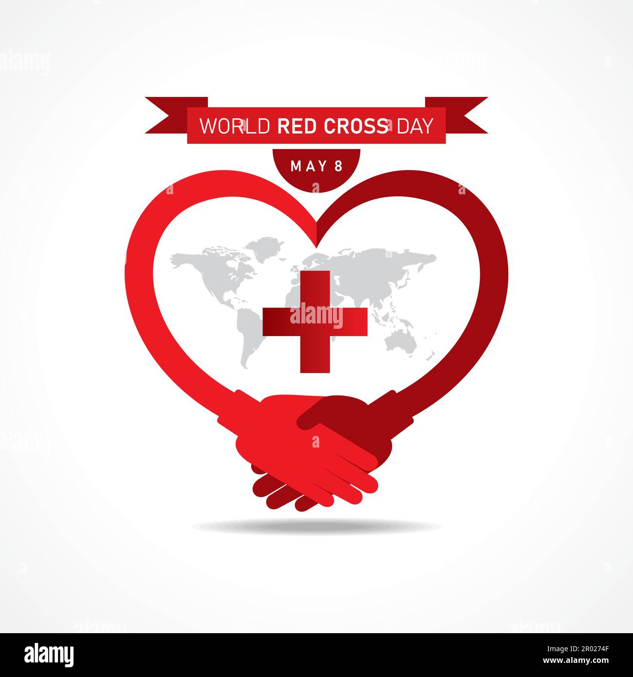 Vector Illustration for World Red Cross Day Concept celebrates on 8th ...