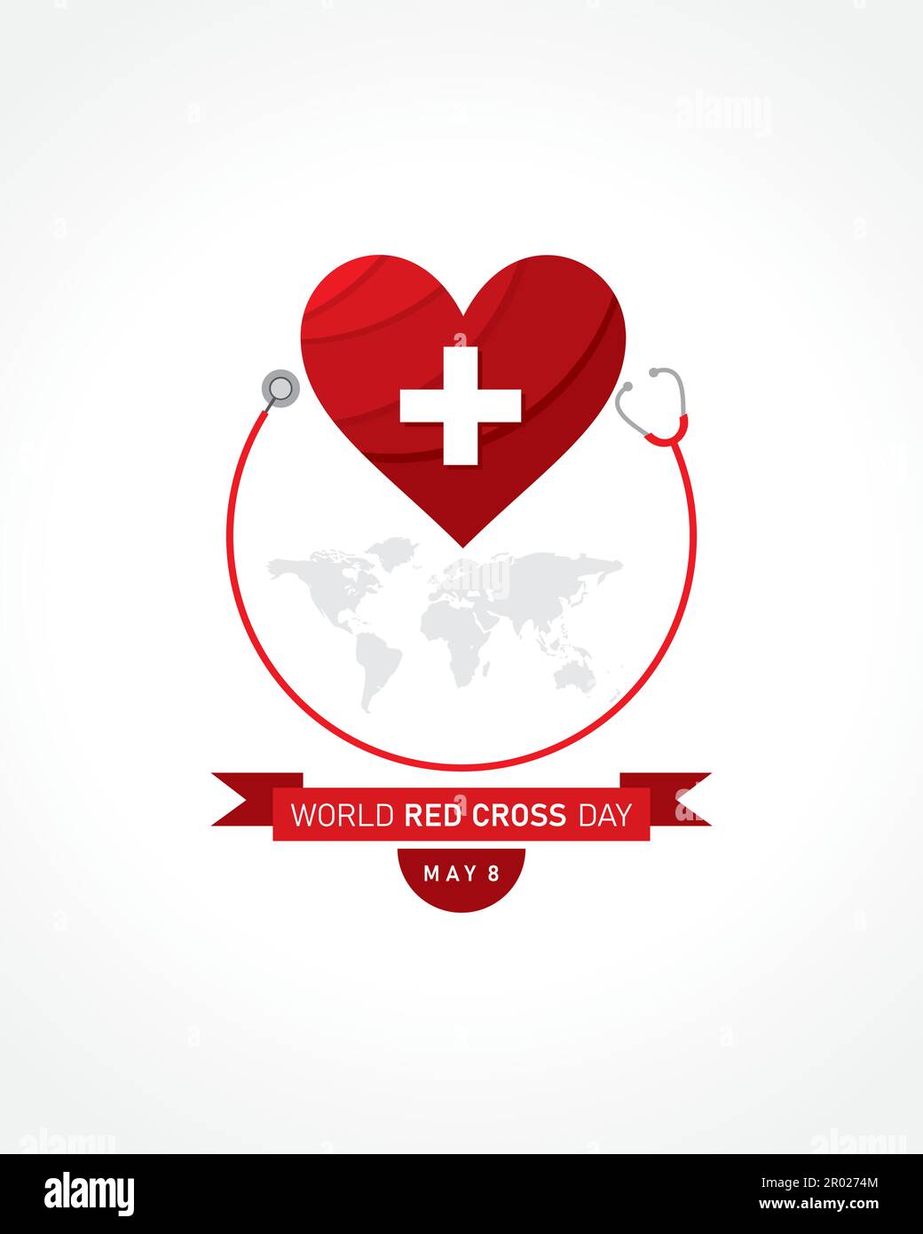 Vector Illustration for World Red Cross Day Concept celebrates on 8th ...