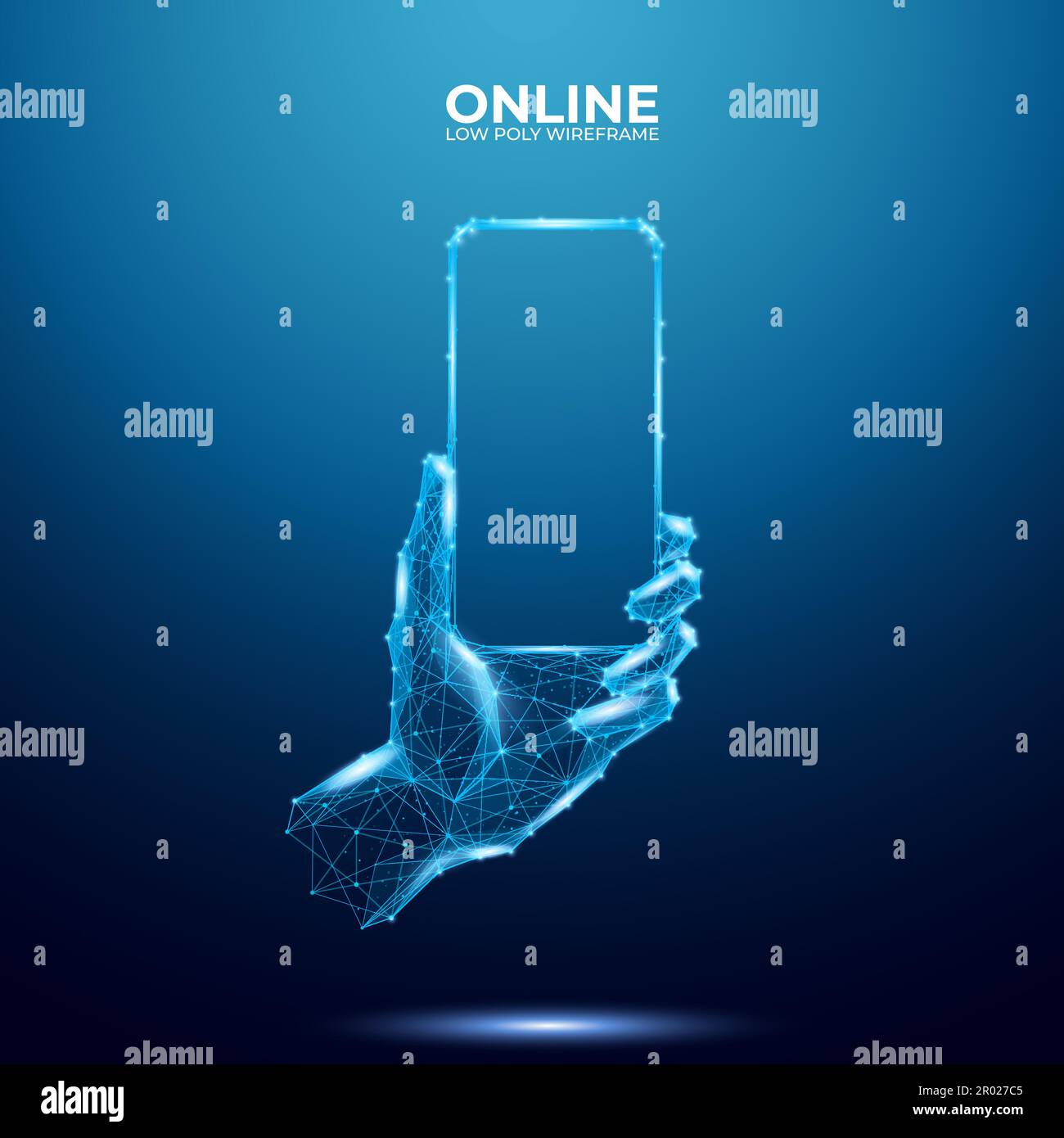 Closeup mobile phone in Stock Vector Images - Alamy