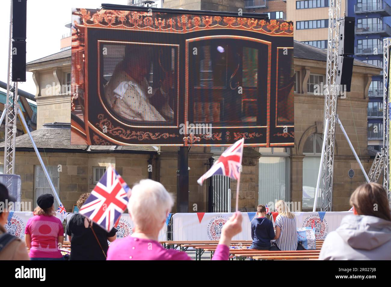 6th May 2023. Newcastle, UK. King's Coronation Celebrations on Big ...