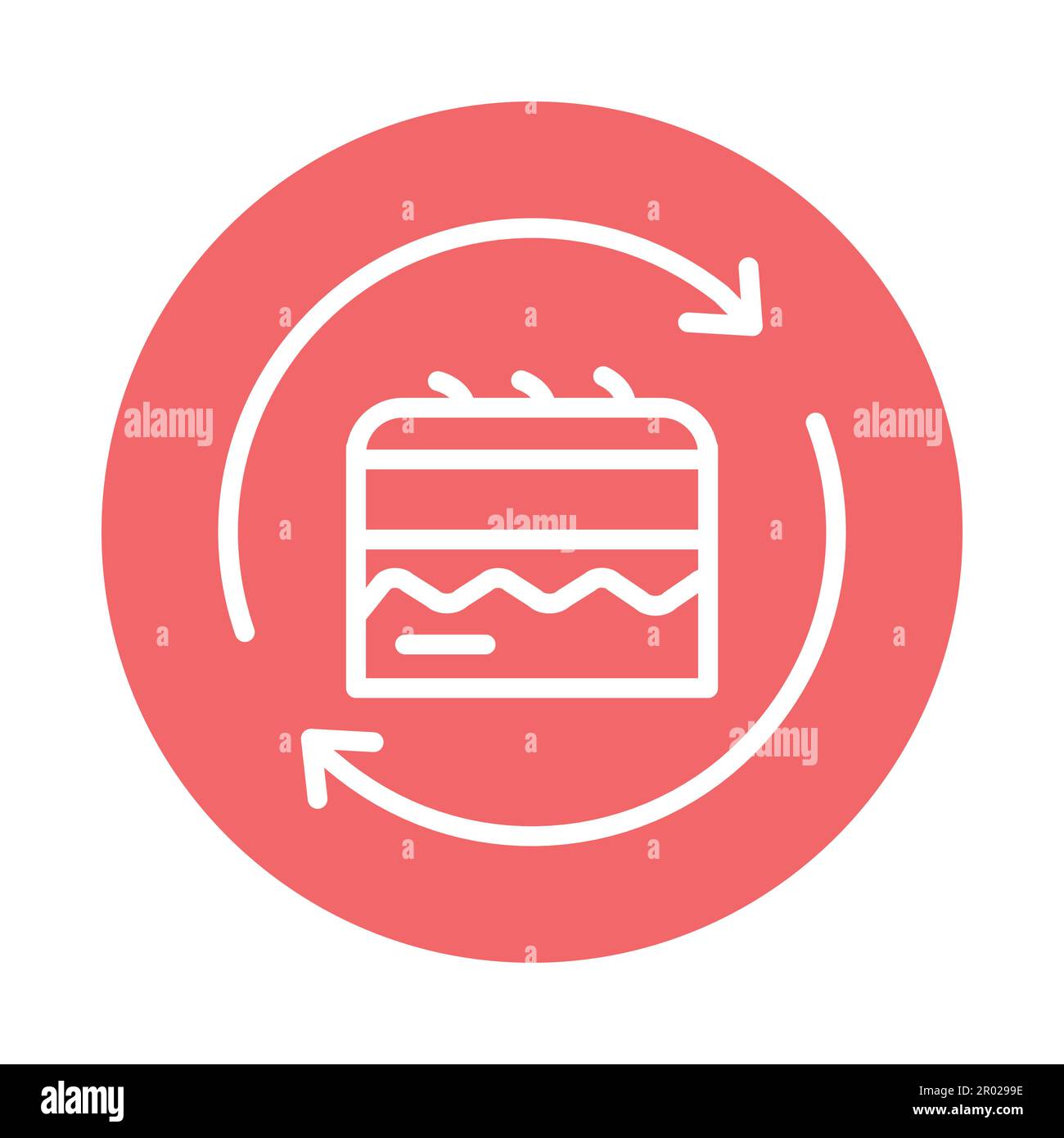 Skin layer transplant color line icon. Isolated vector element. Outline ...