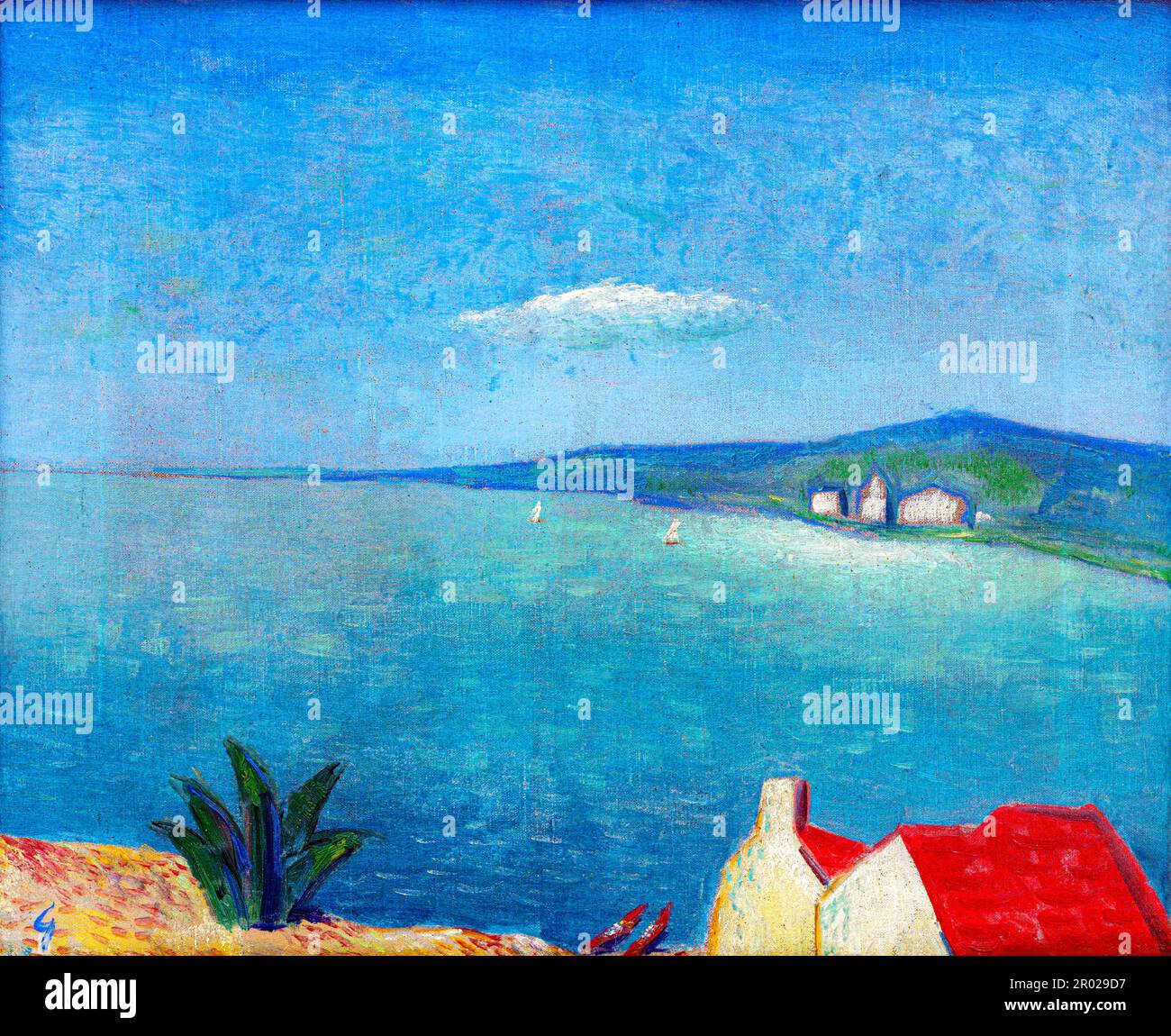 Adriatic view painting hi-res stock photography and images - Alamy