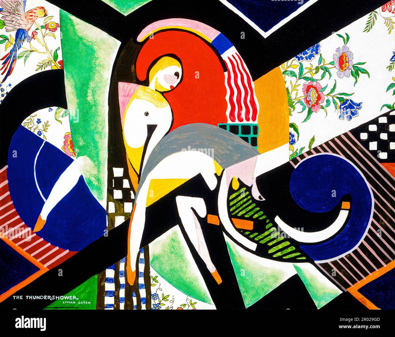 The Thundershower painting in high resolution by Henry Lyman Sayen ...