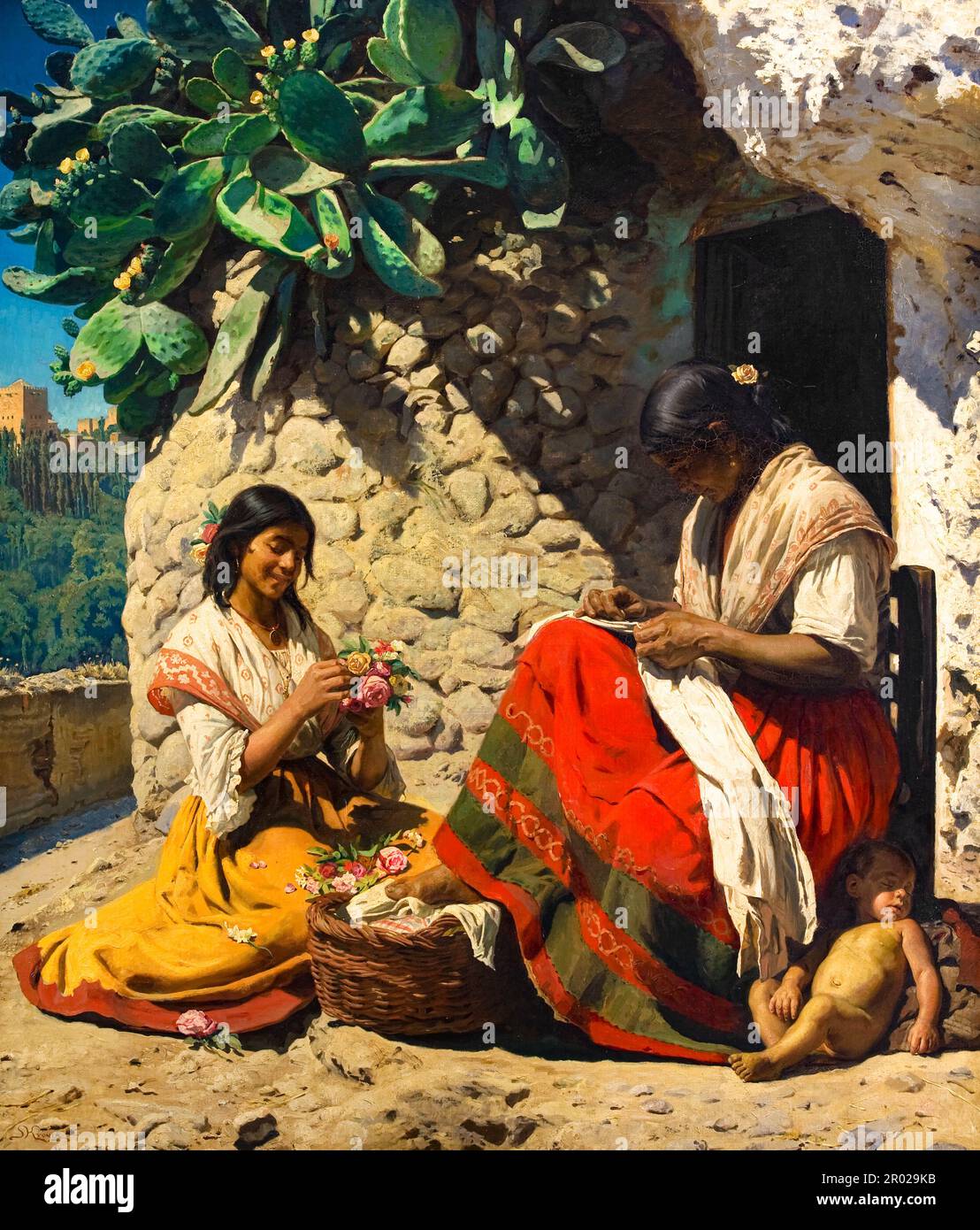 Gipsy woman painting hi-res stock photography and images - Alamy