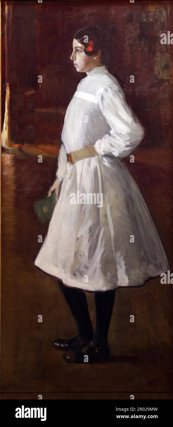 Joaquín Sorolla/ María vestida de blanco, 1903-1904. Óleo sobre lienzo ...
