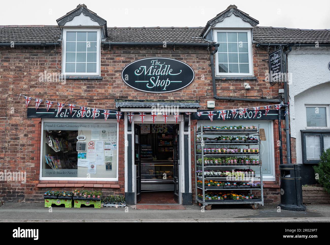 Scenes in Bangor-On-Dee on the day of the coronation of King Charles ...