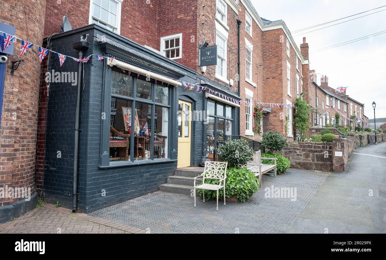 Scenes in Farndon, Cheshire, on the day of the Coronation Of King ...