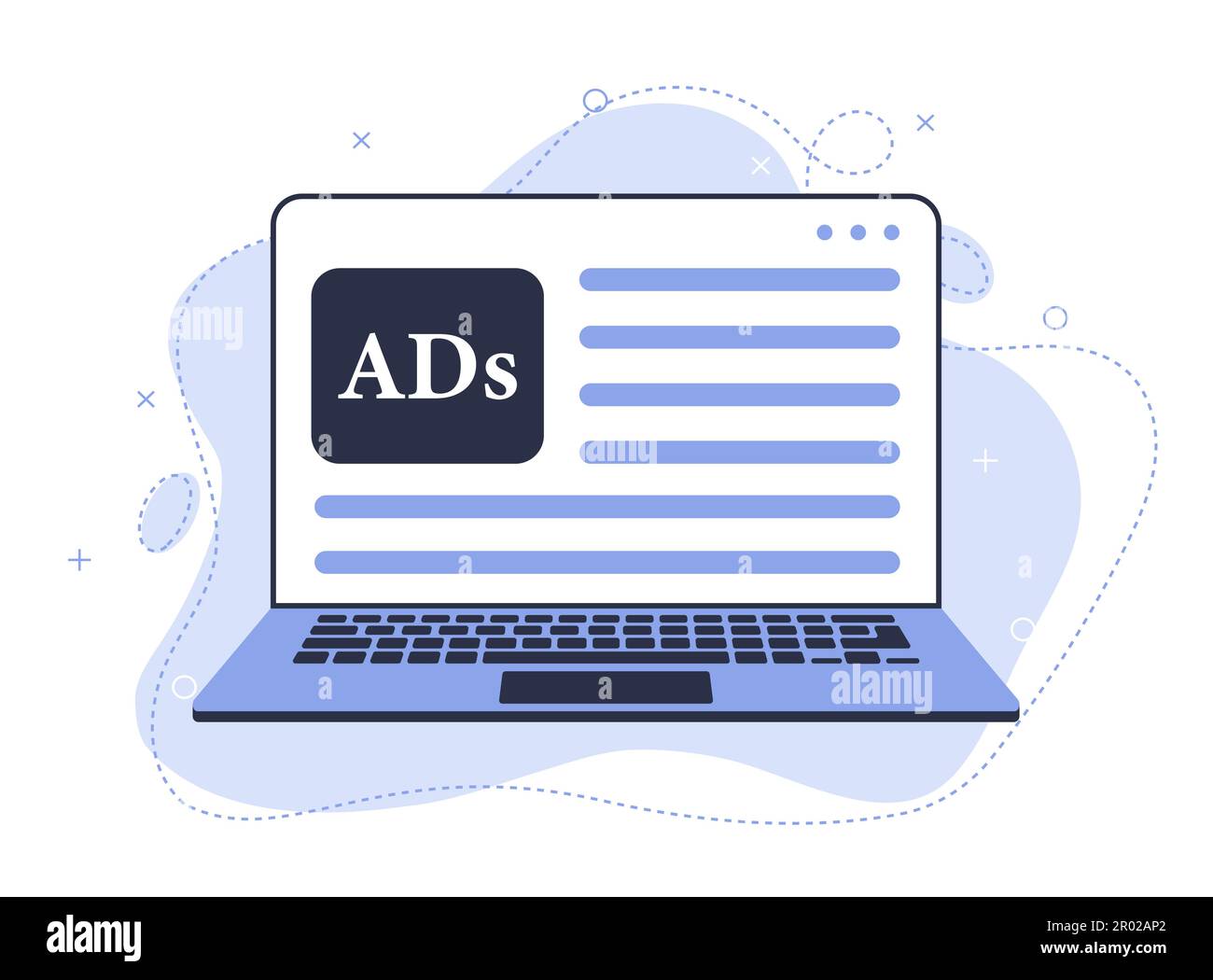 Billboard ads laptop Stock Vector Images - Alamy