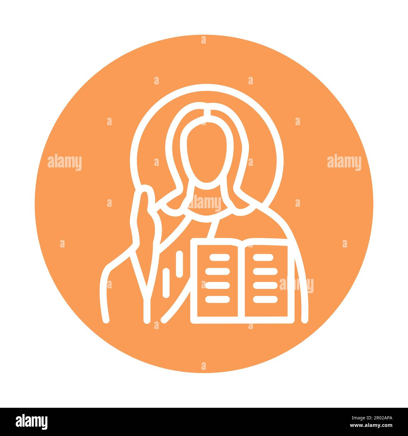 Mother god line color icon. Isolated vector element Stock Vector Image ...