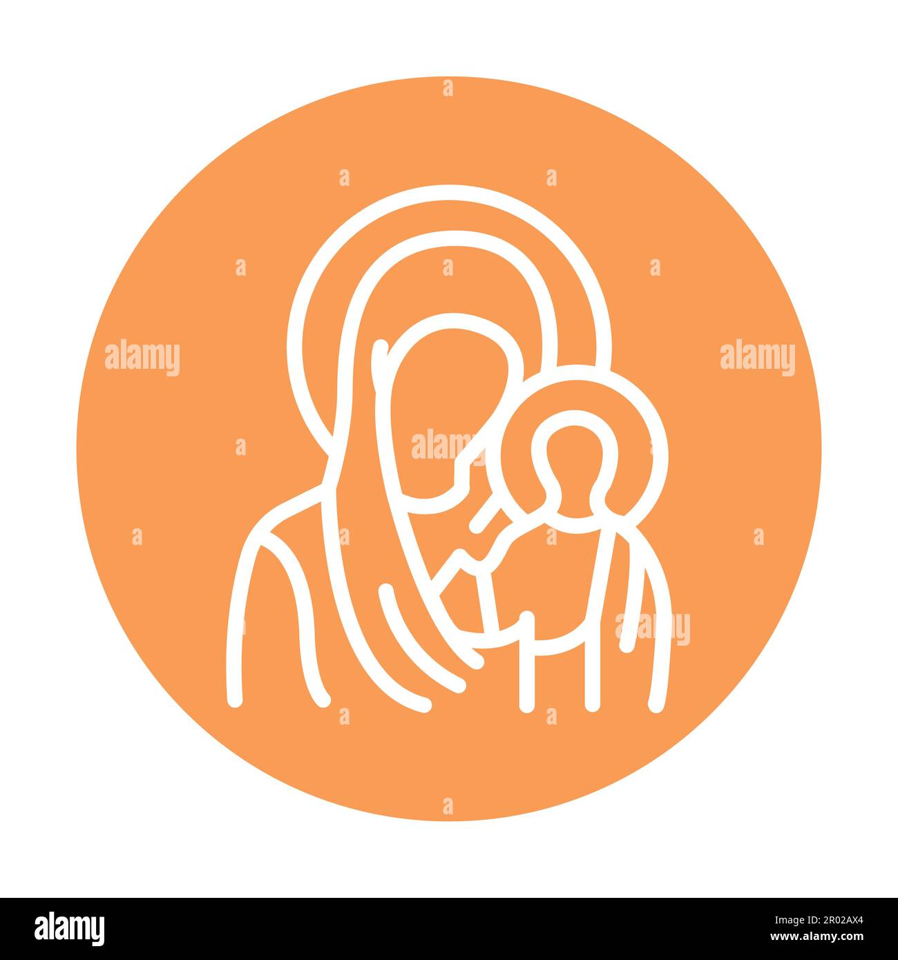 Mother of god iconography Stock Vector Images - Alamy