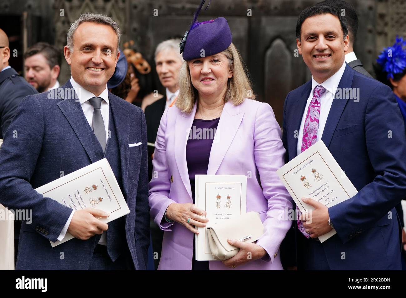 (left to right) Scottish Liberal Democrat leader Alex Cole-Hamilton ...