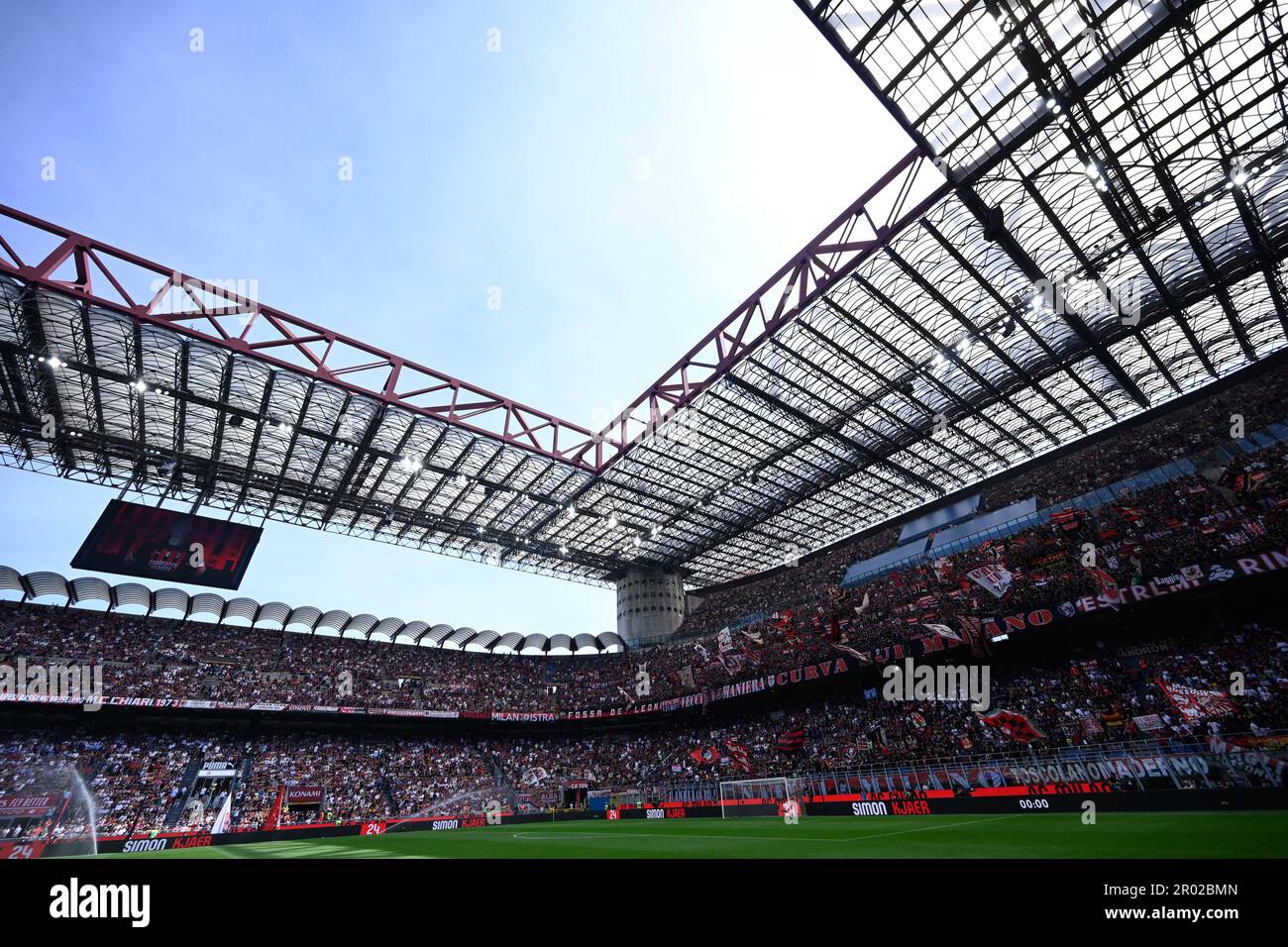 Ac Milan supporters during the Italian Serie A football match between ...
