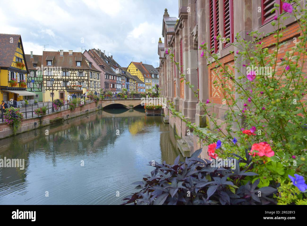 France, Alsace, Colmar, city centre, old town, the Lauch in Colmar ...