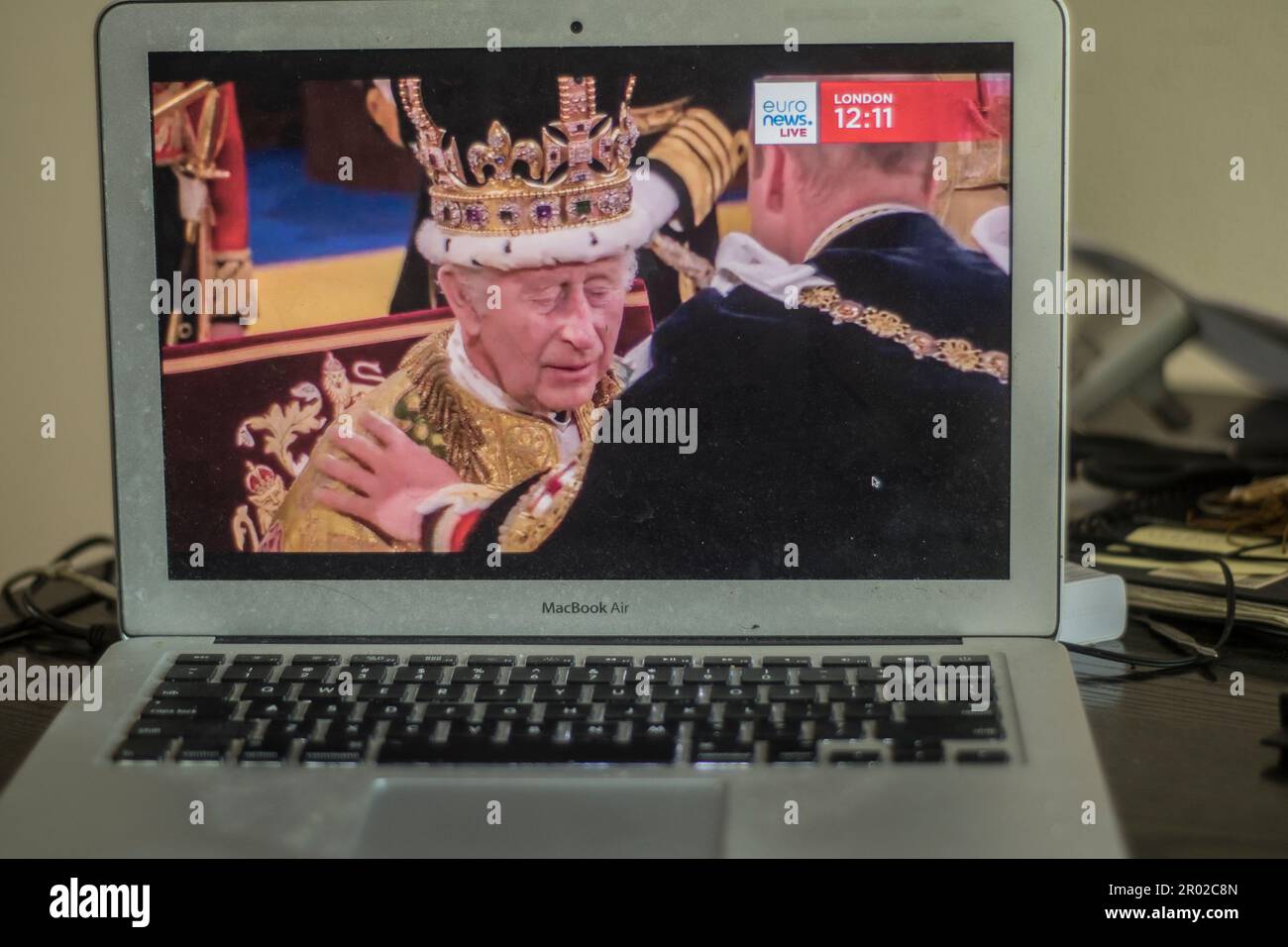 6th May, 2023. Coronation of King Charles III in photographed from the ...