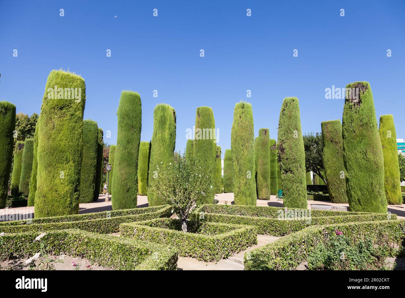 Example of Italian Garden design during spring season Stock Photo - Alamy