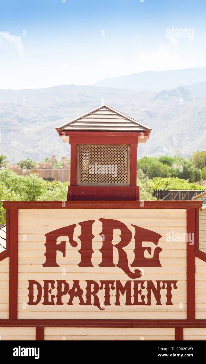 Fire department wood hi-res stock photography and images - Alamy