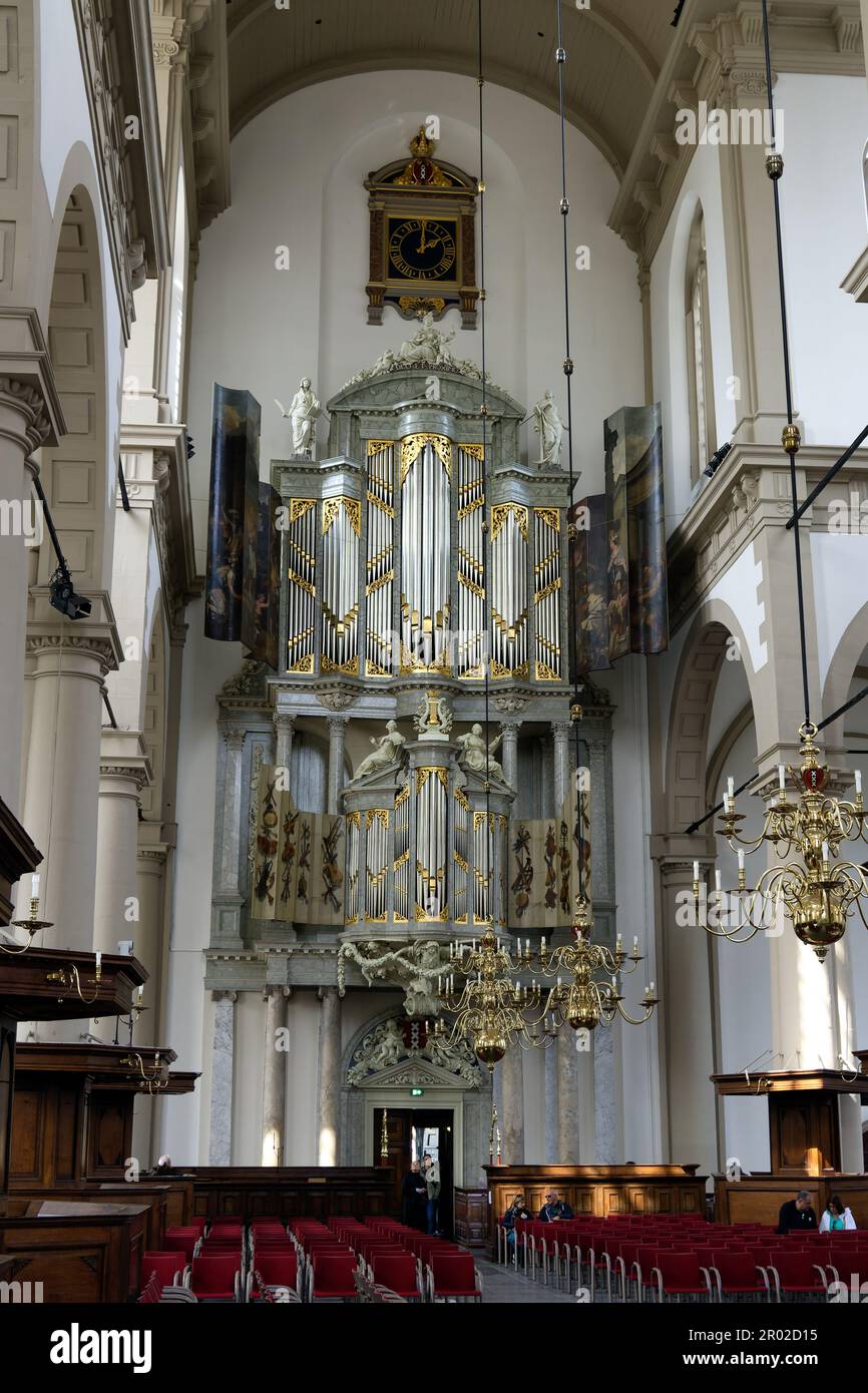 Duyschot Organ and magnificent pipes within Westerkerk Dutch Reformed ...