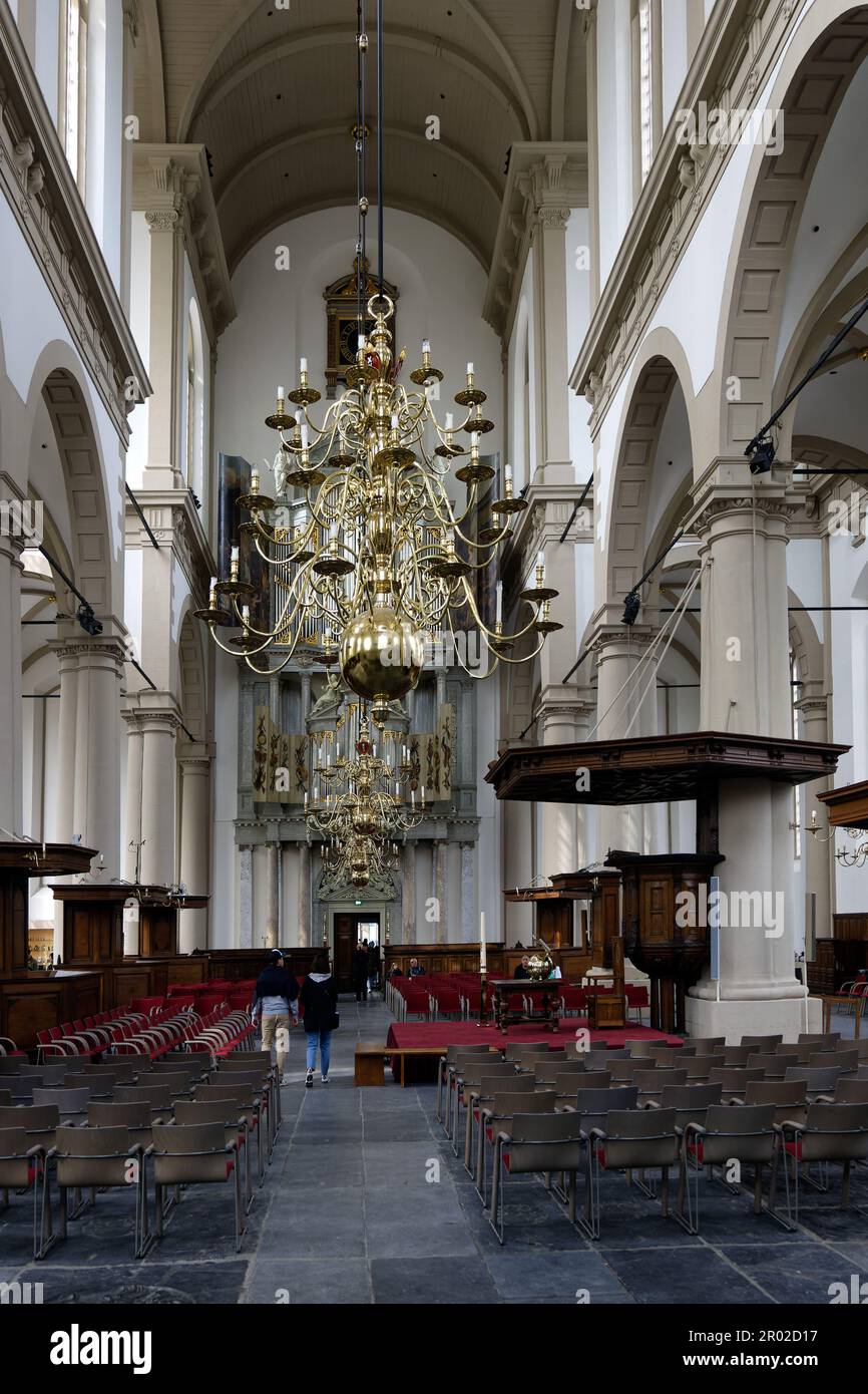 Duyschot Organ and magnificent pipes within Westerkerk Dutch Reformed ...