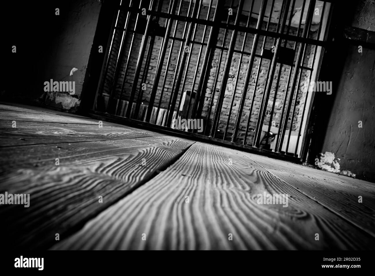 Old prison cell Black and White Stock Photos & Images - Alamy