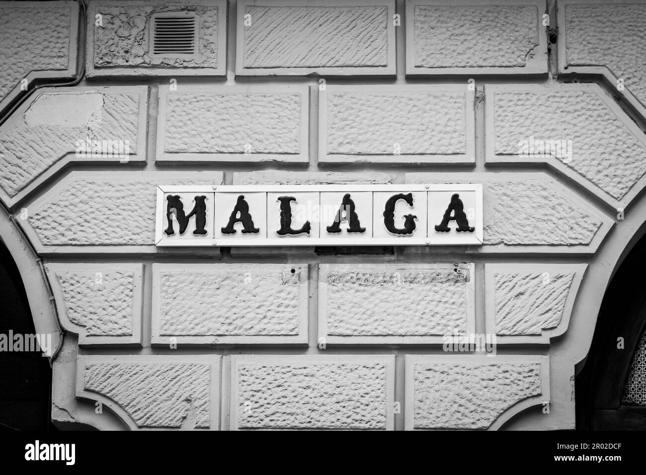 Town center information sign tourist information Black and White Stock ...