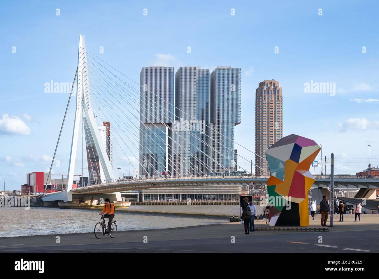 Rotterdam, Netherlands - Across River Maas to Wilheminapier with De ...