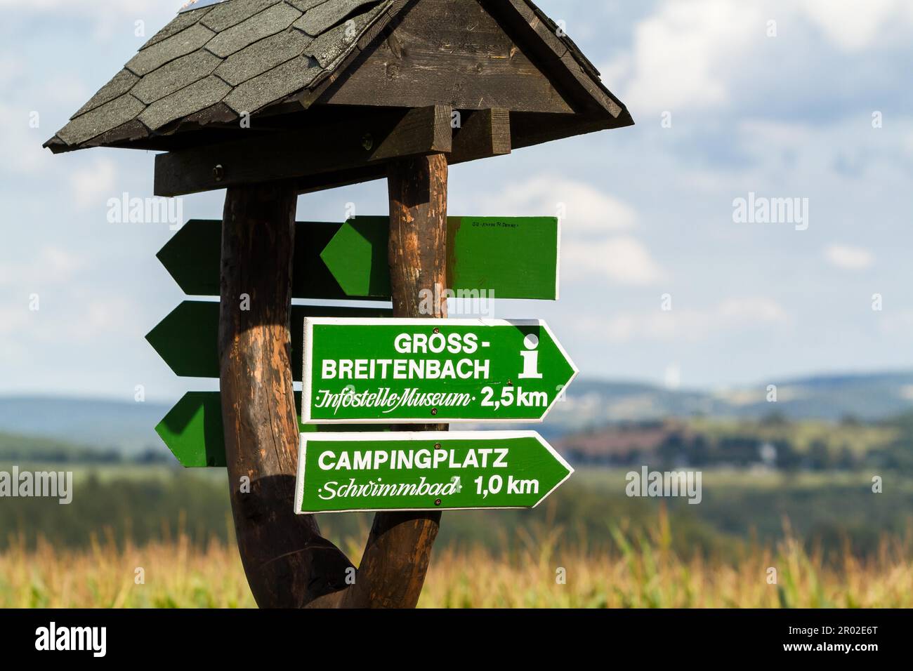 Signposting hiking trail Stock Photo - Alamy