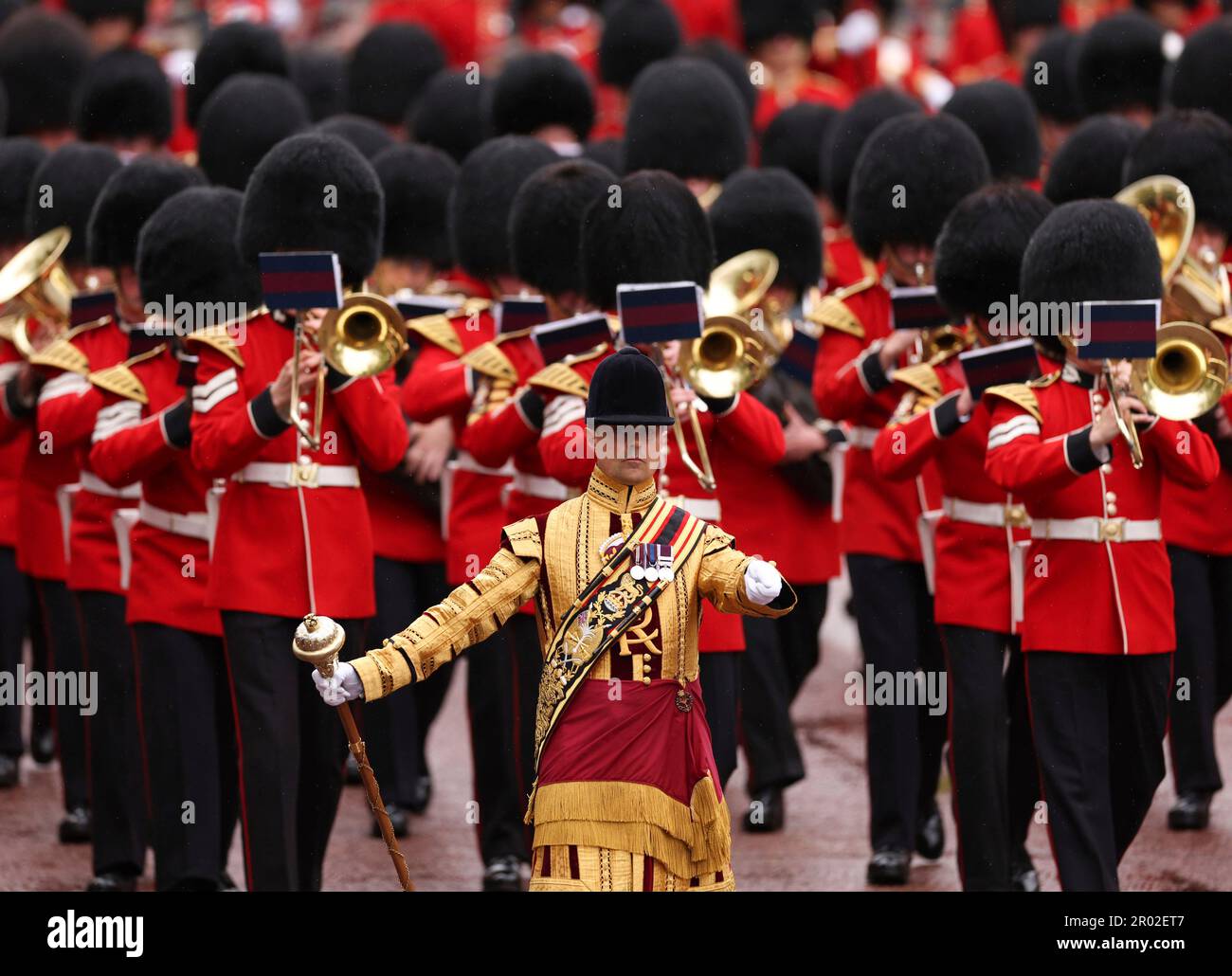 The Band of the Coldstream Guards perform during the Coronation of King ...