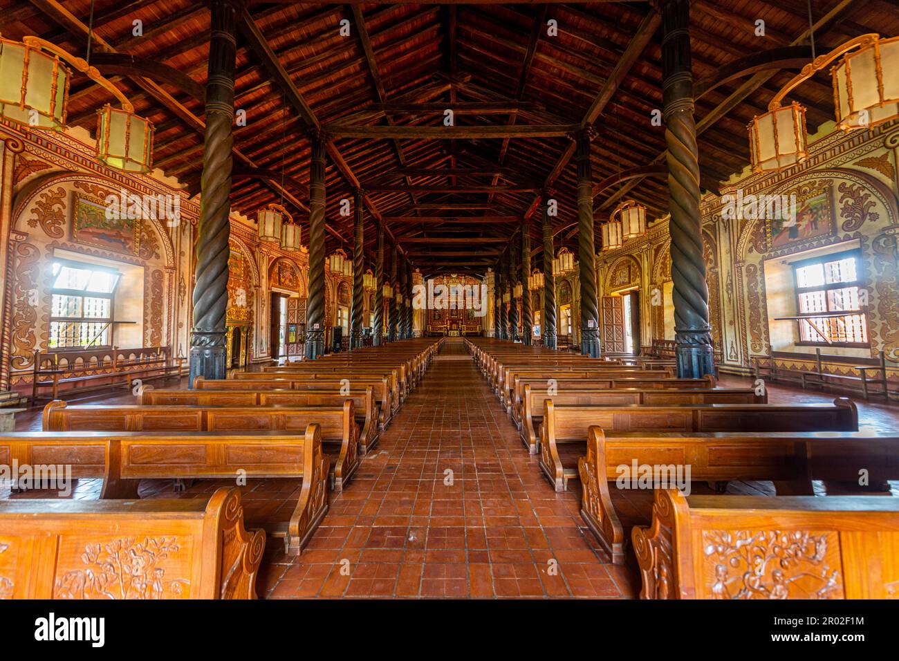 Interior of the mission of Concepcion, Unesco site Jesuit Missions of ...