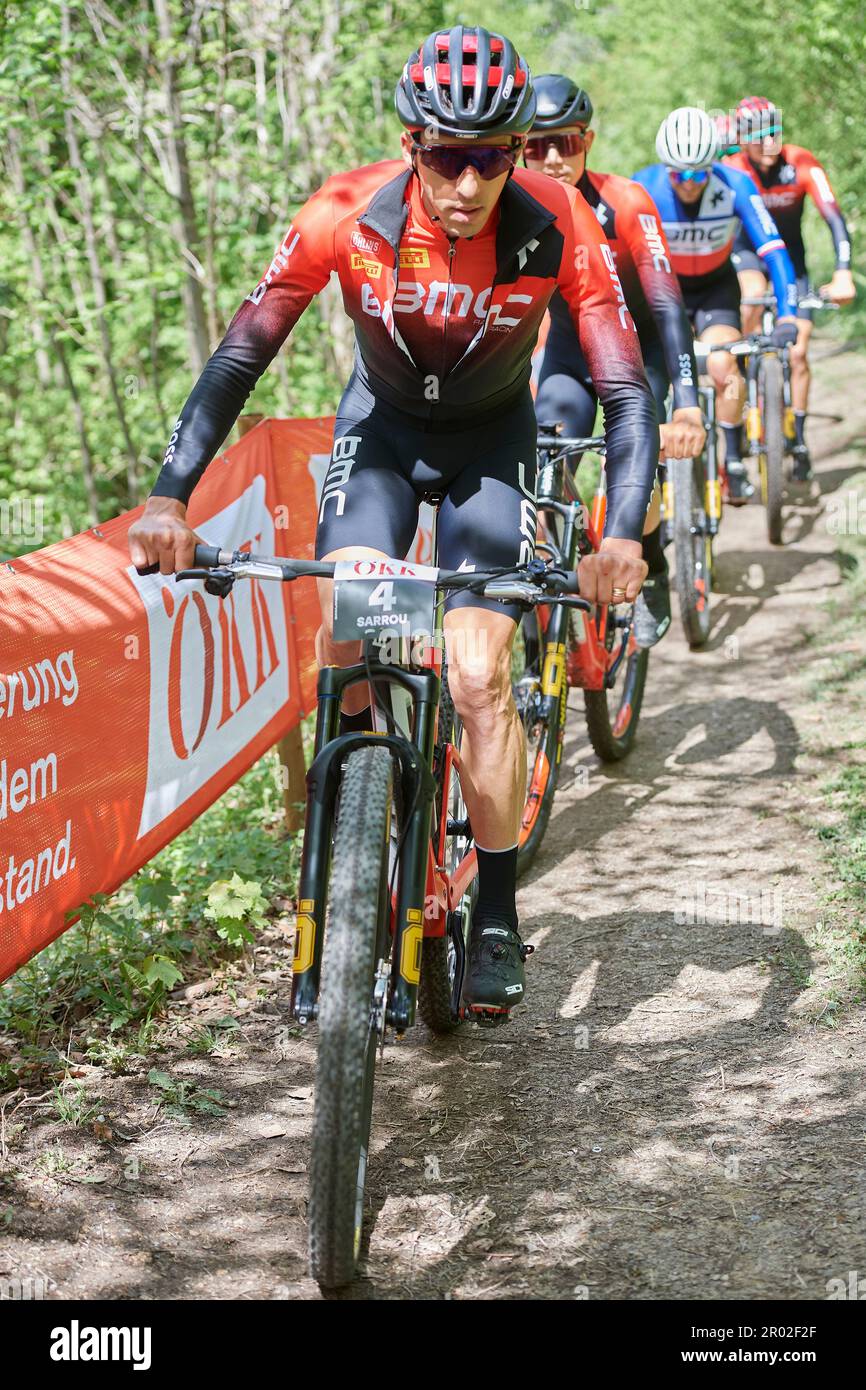 Chur, Schweiz. 6. Mai 2023. Sarrou Jordan FRA (Team Bmc) während des ...