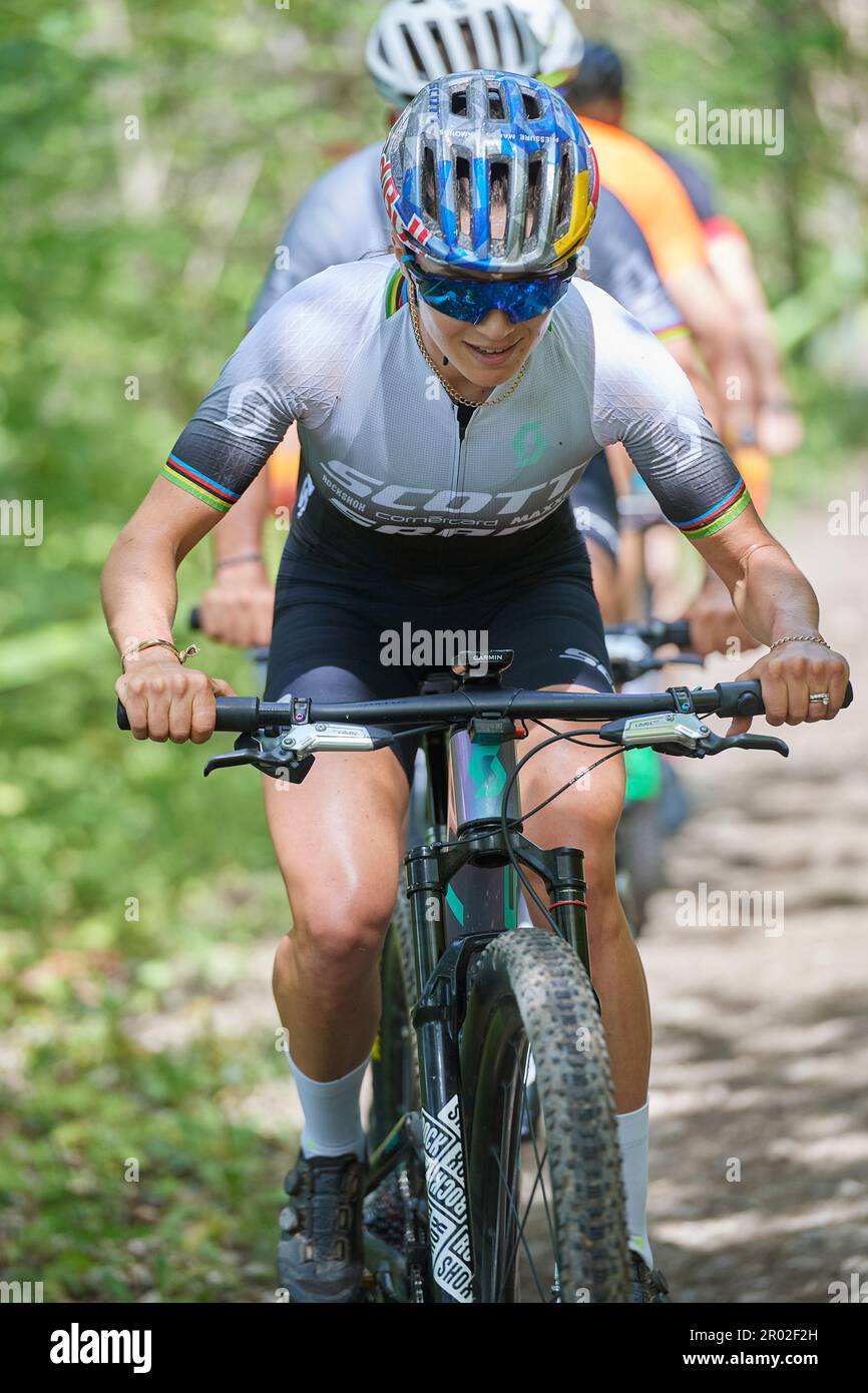 Chur, Schweiz. 6. Mai 2023. Courtney Kate USA (Scott Sram Mtb Racing ...