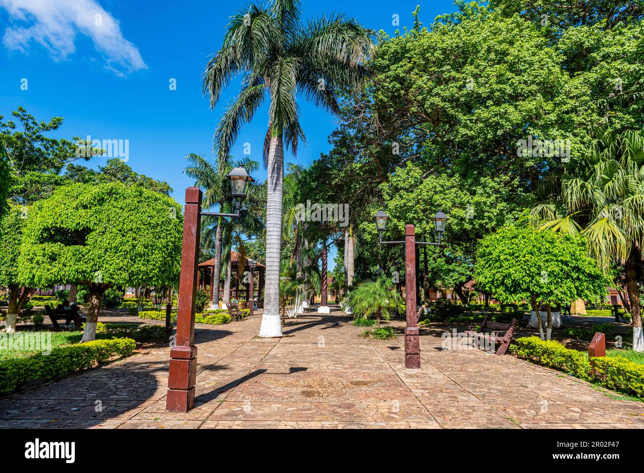 Town square, mission of Concepcion, Unesco site Jesuit Missions of ...