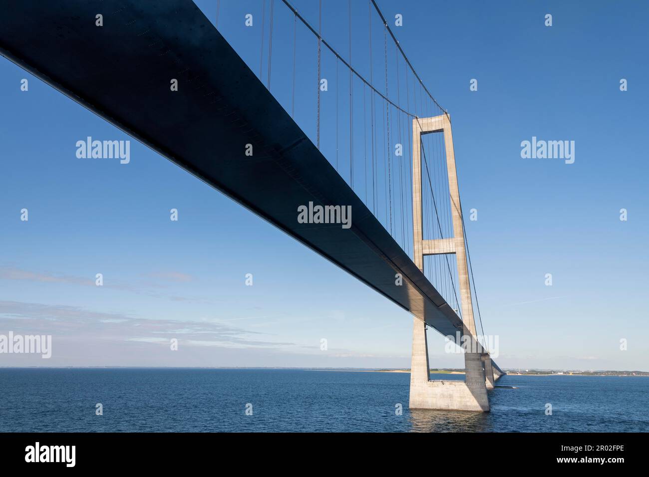 Storebaeltsbroen or Great Belt Bridge, Store Belt, Great Belt, Denmark ...