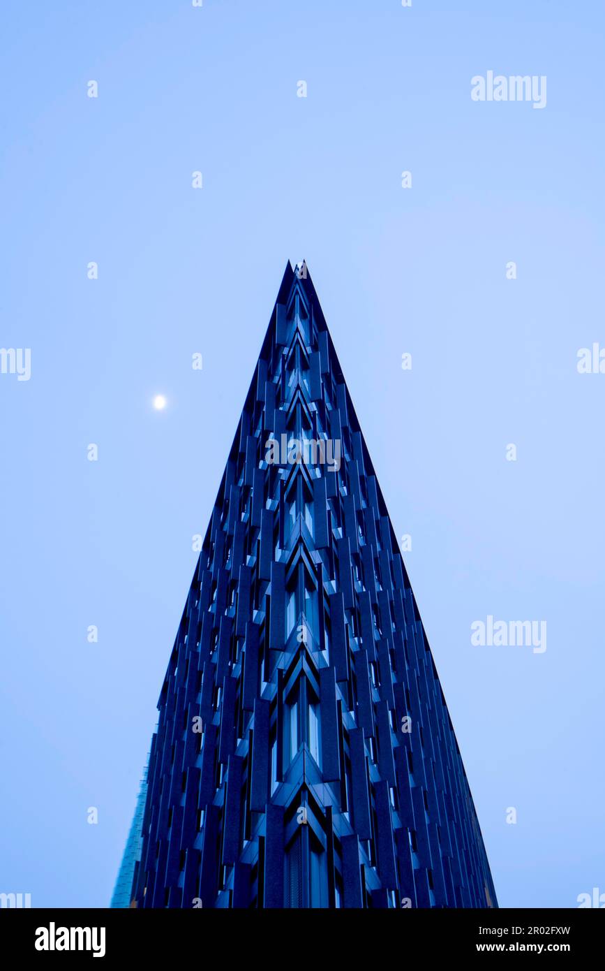 Aller Media office complex, futuristic building on the Copenhagen quay ...